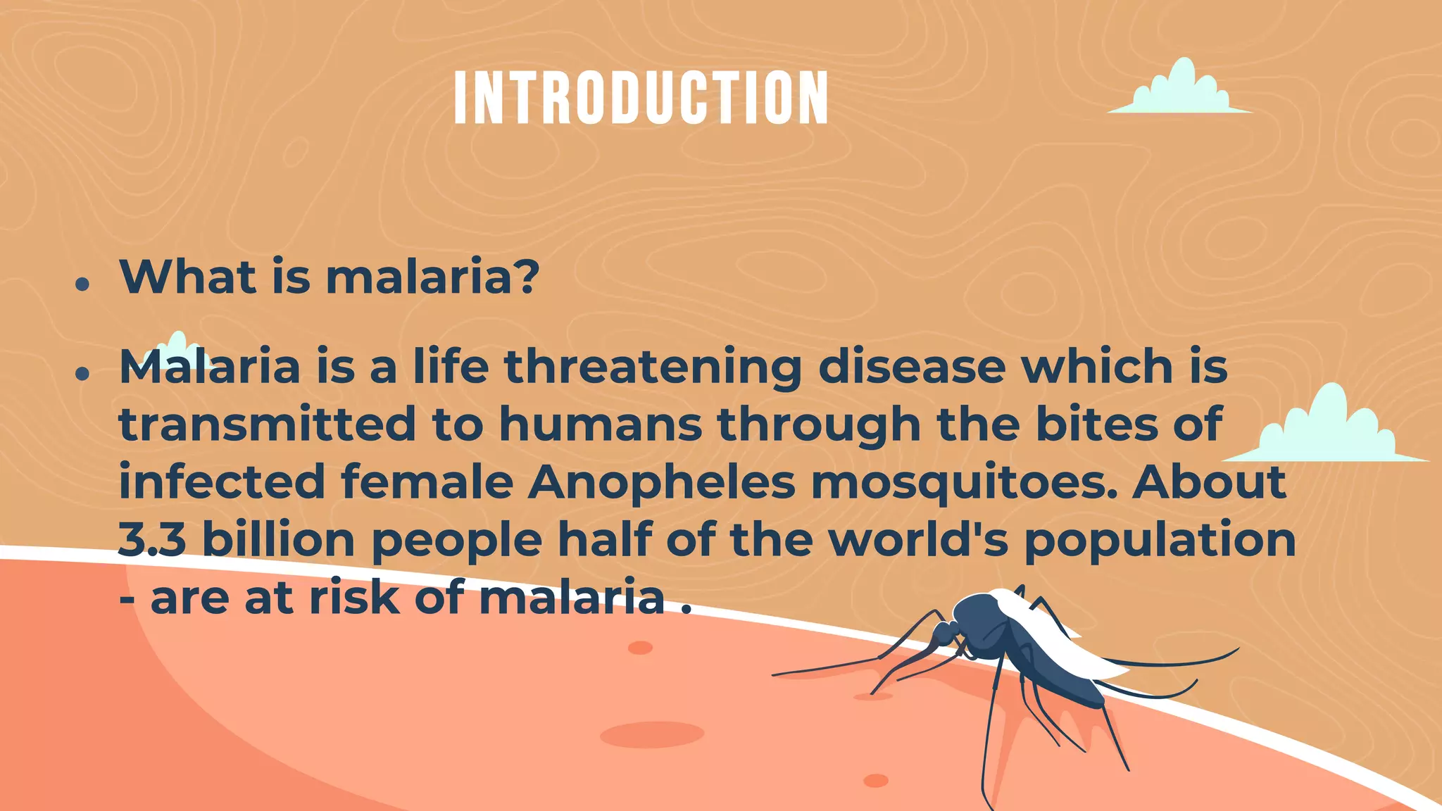 Malaria disease epidemiology person, place, time graph | PPTX