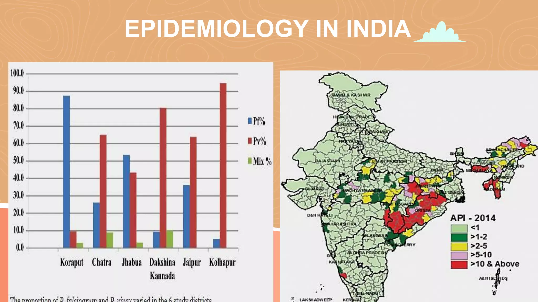 Malaria disease epidemiology person, place, time graph | PPTX