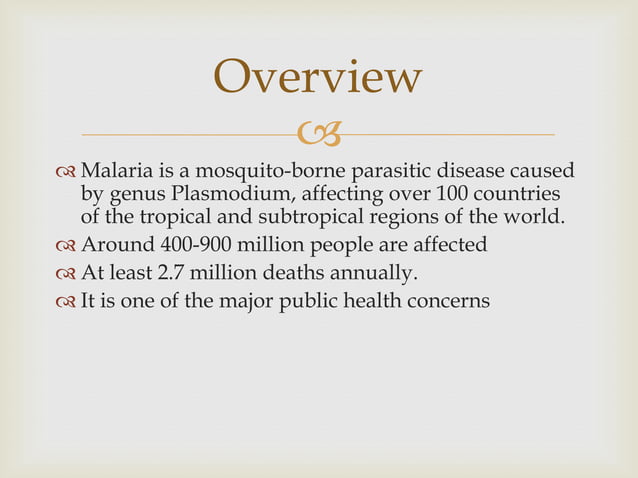 Malaria | PPT