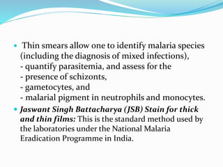 Malaria life cycle, clinical features and management | PPTX