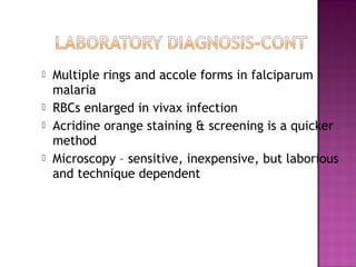 Malaria based on medical microbiology | PPT | Free Download