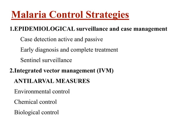 Malaria vector and management final.pptx
