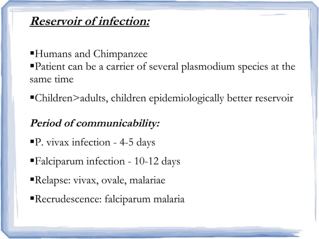 Malaria history and present | PPT