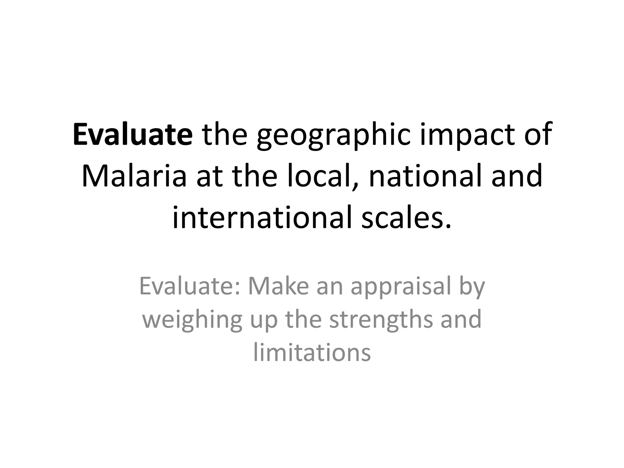 Malaria ib food and health | PPTX | Diseases and Conditions | Medical ...