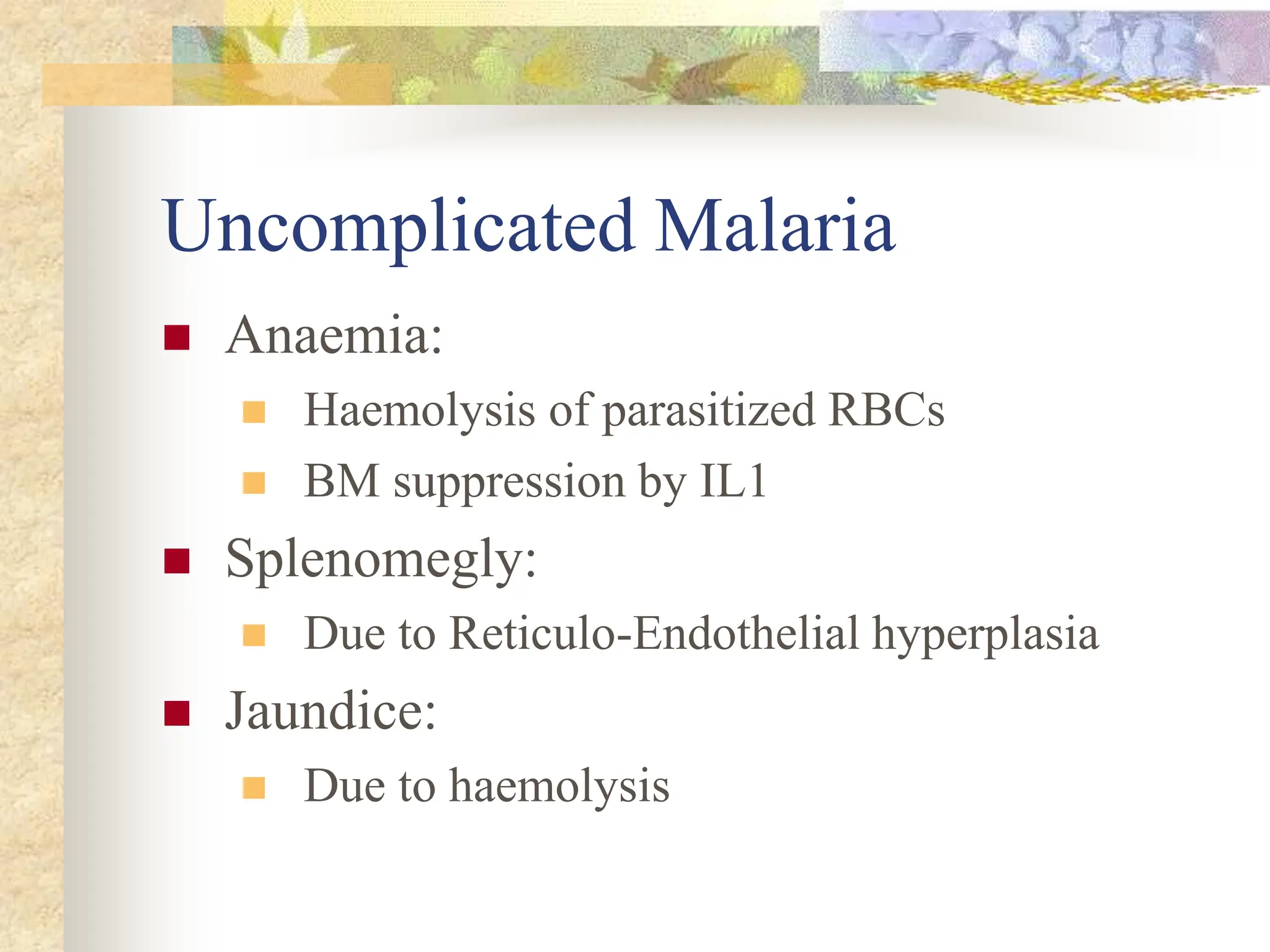 Introduction to malaria immunopathogenesis.ppt