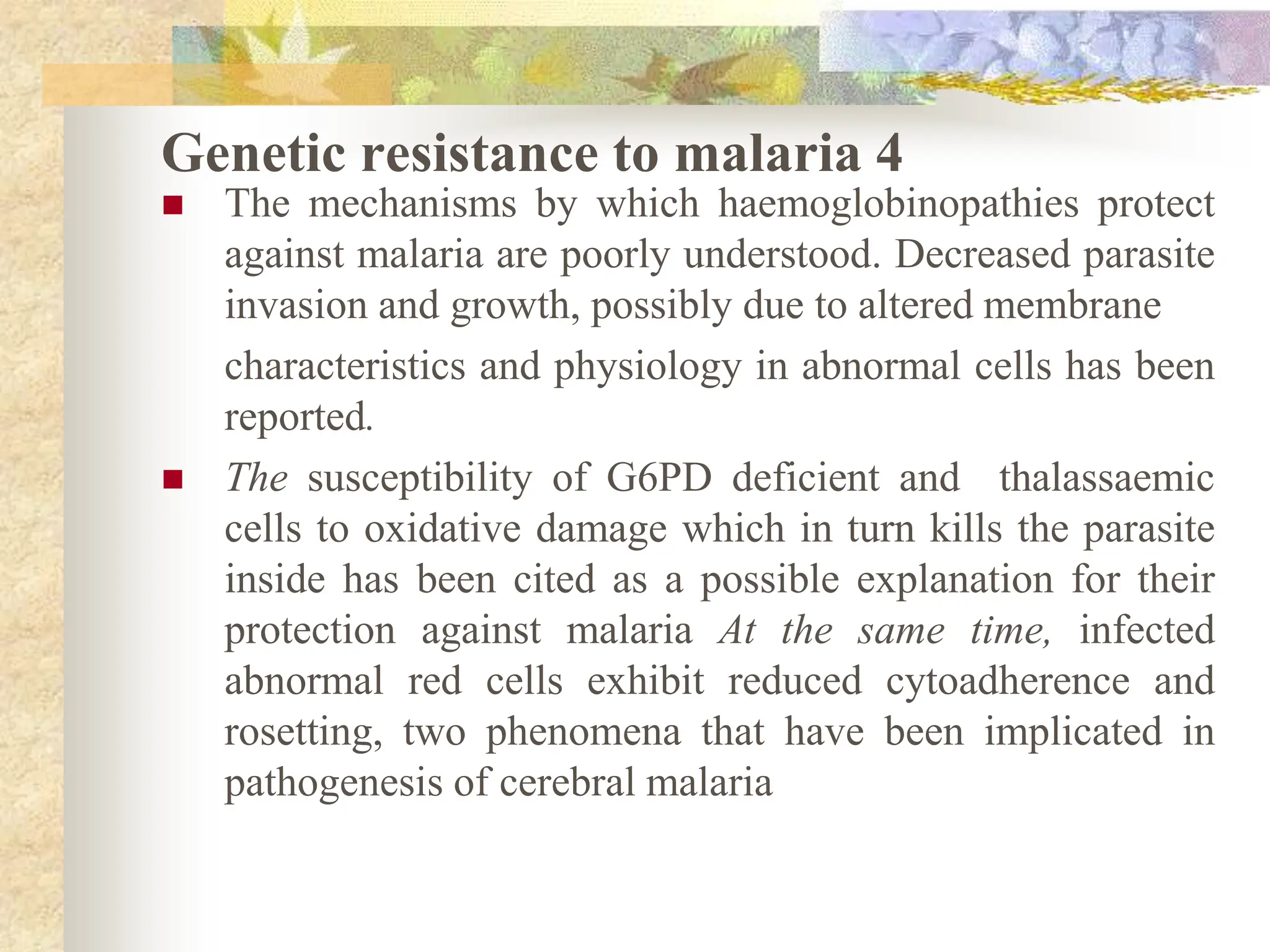 Introduction to malaria immunopathogenesis.ppt