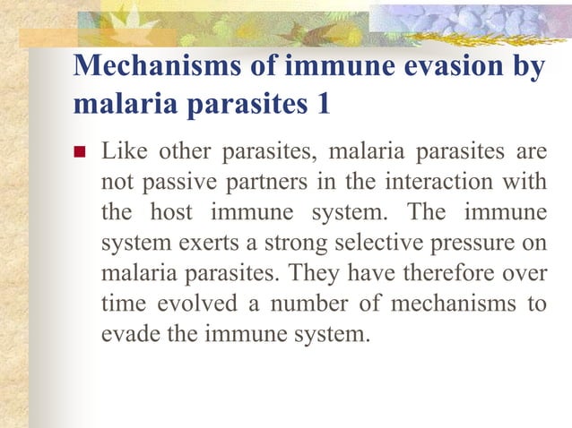 Introduction to malaria immunopathogenesis.ppt