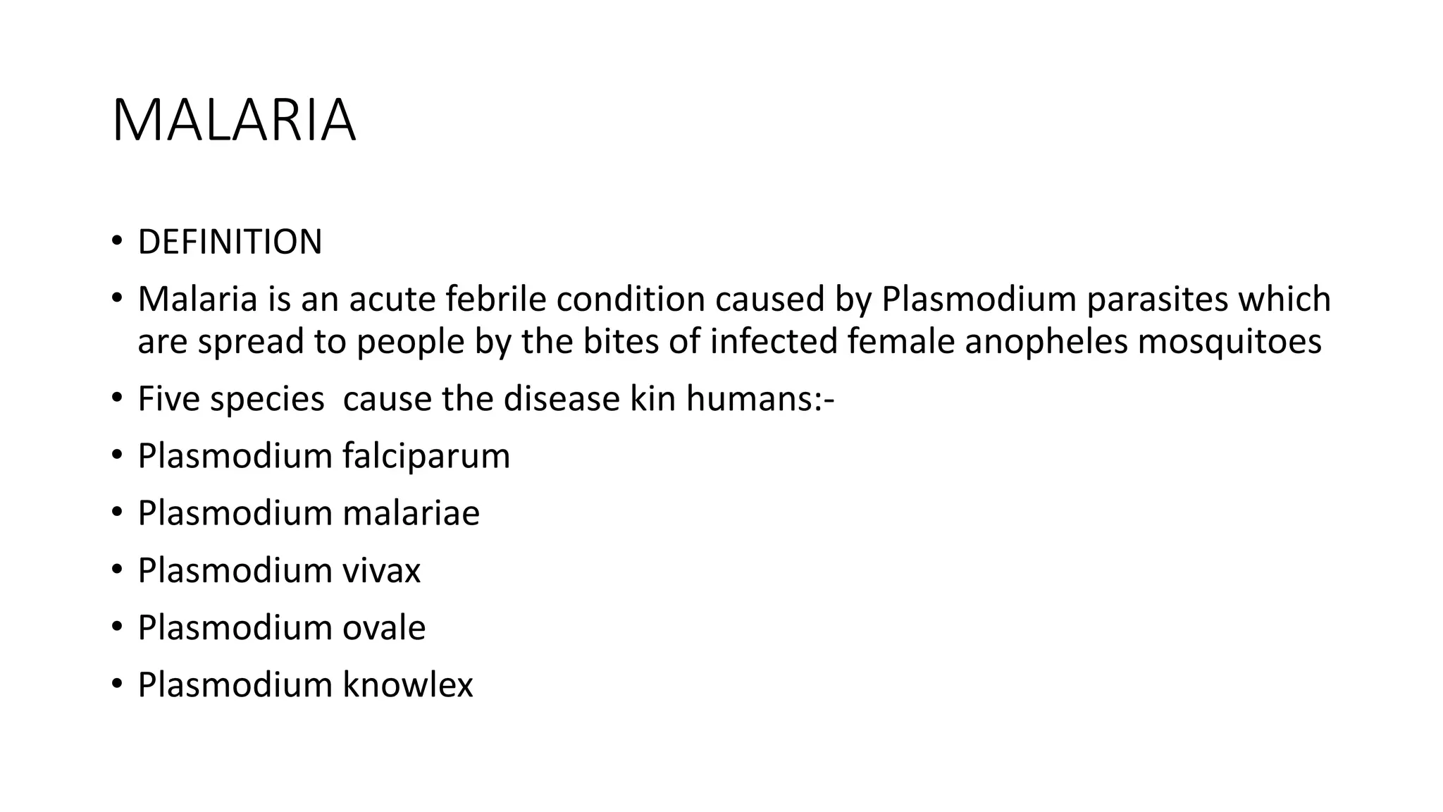 MALARIA IN CHILDREN IN PEDIATRICS .pptx
