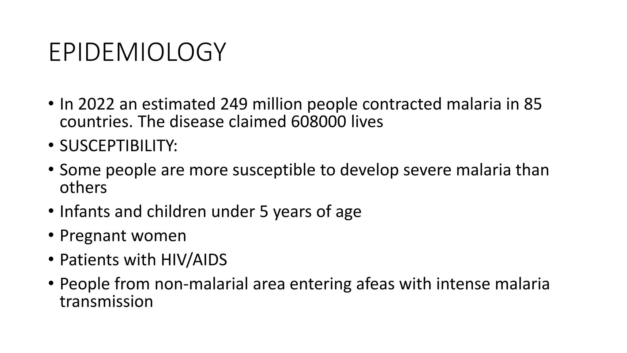 MALARIA IN CHILDREN IN PEDIATRICS .pptx