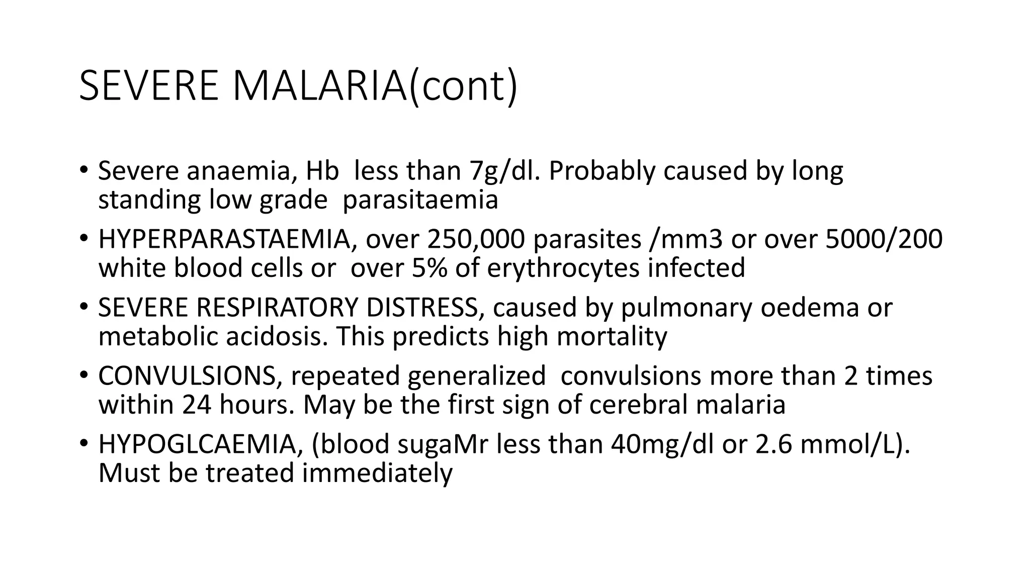 MALARIA IN CHILDREN IN PEDIATRICS .pptx