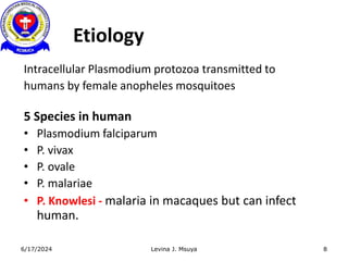 Notes on Malaria in Children- MD5 - 2021.ppt