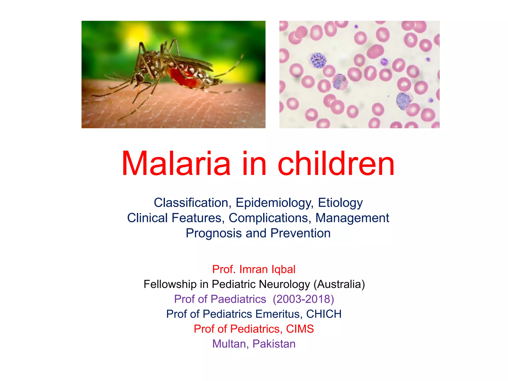 Malaria in children 2021 | PDF