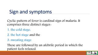 Malaria in english | PPT