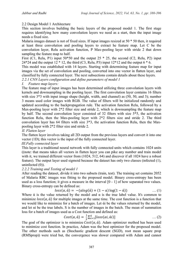 Diagnosis of Malaria Infected Blood Cell Digital Images using Deep Convolutional Neural Networks ...