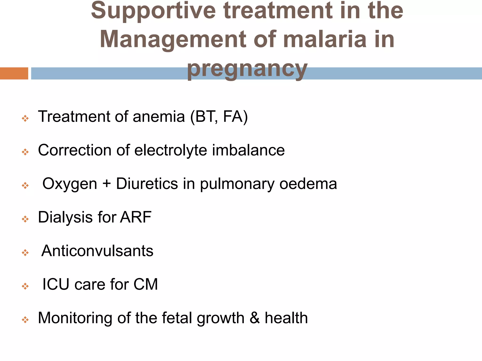 Malaria in pregnancy | PPTX