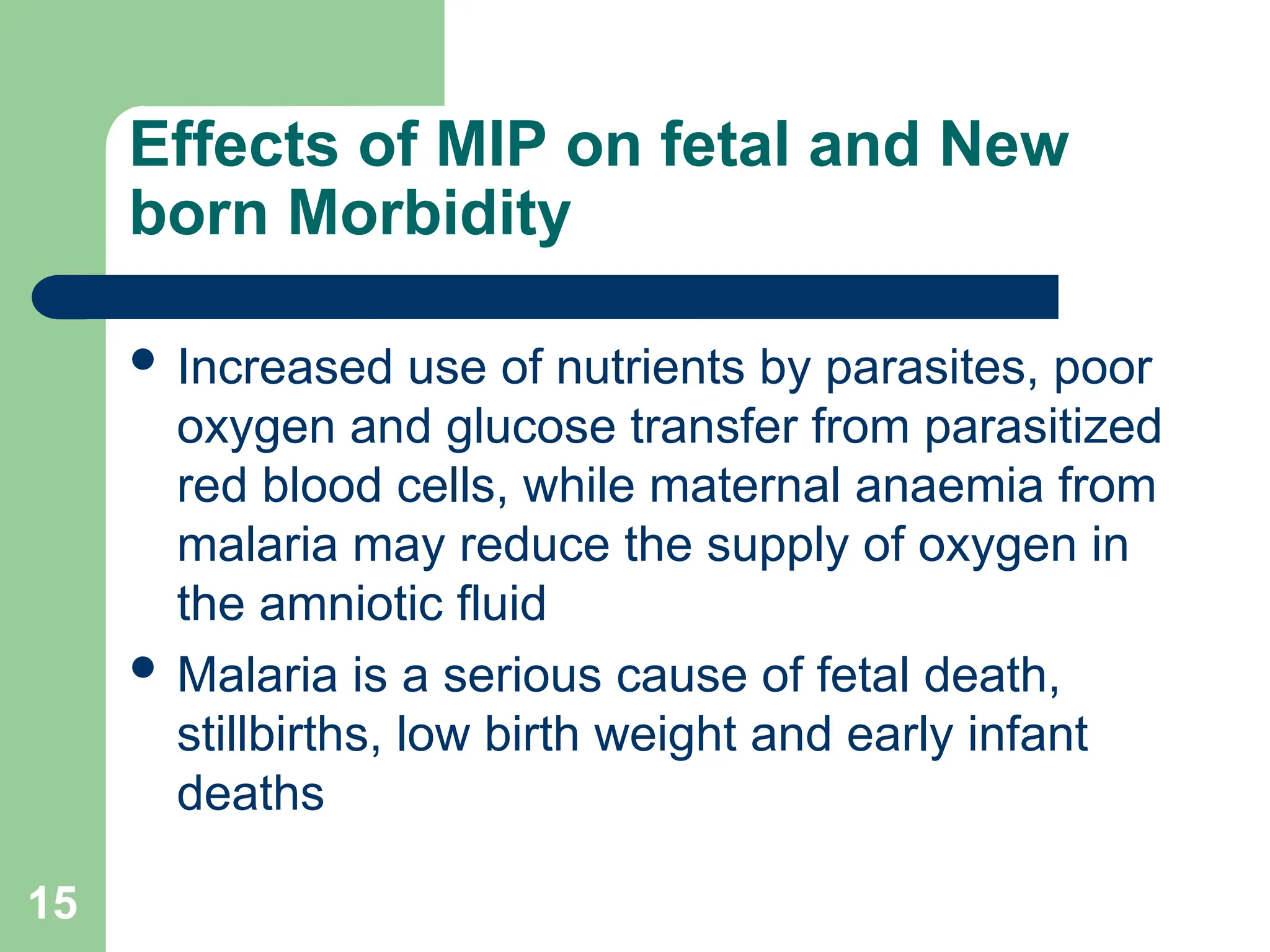 Malaria in Pregnancy.ppt. . | PPT