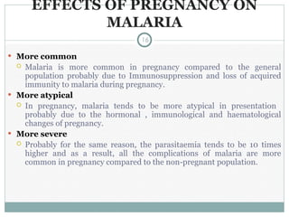 MALARIA INPREGNANCY AND ITS MANAGEMENT.ppt