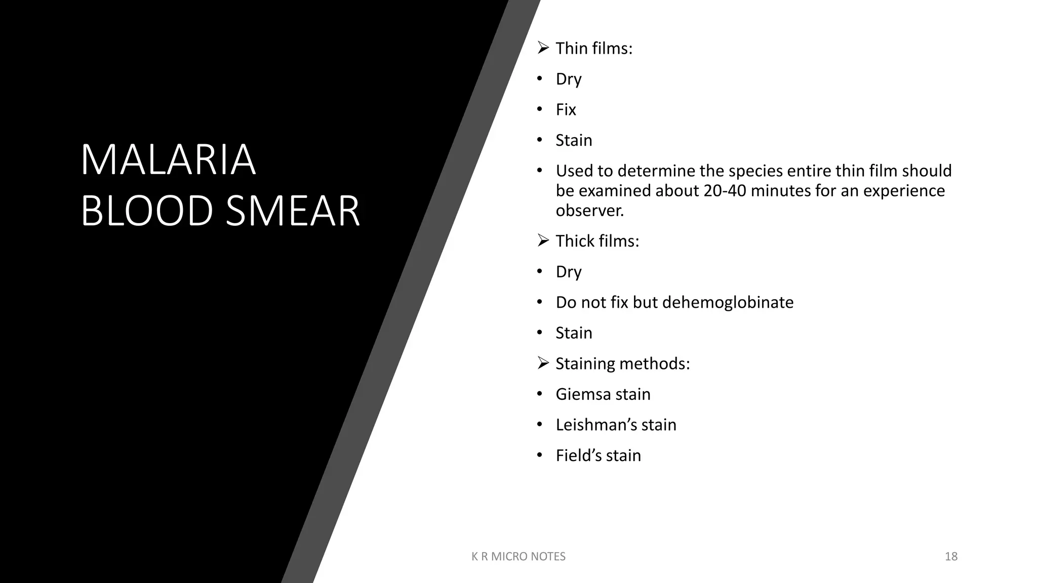 Malaria Medical Microbiology K R.pptx