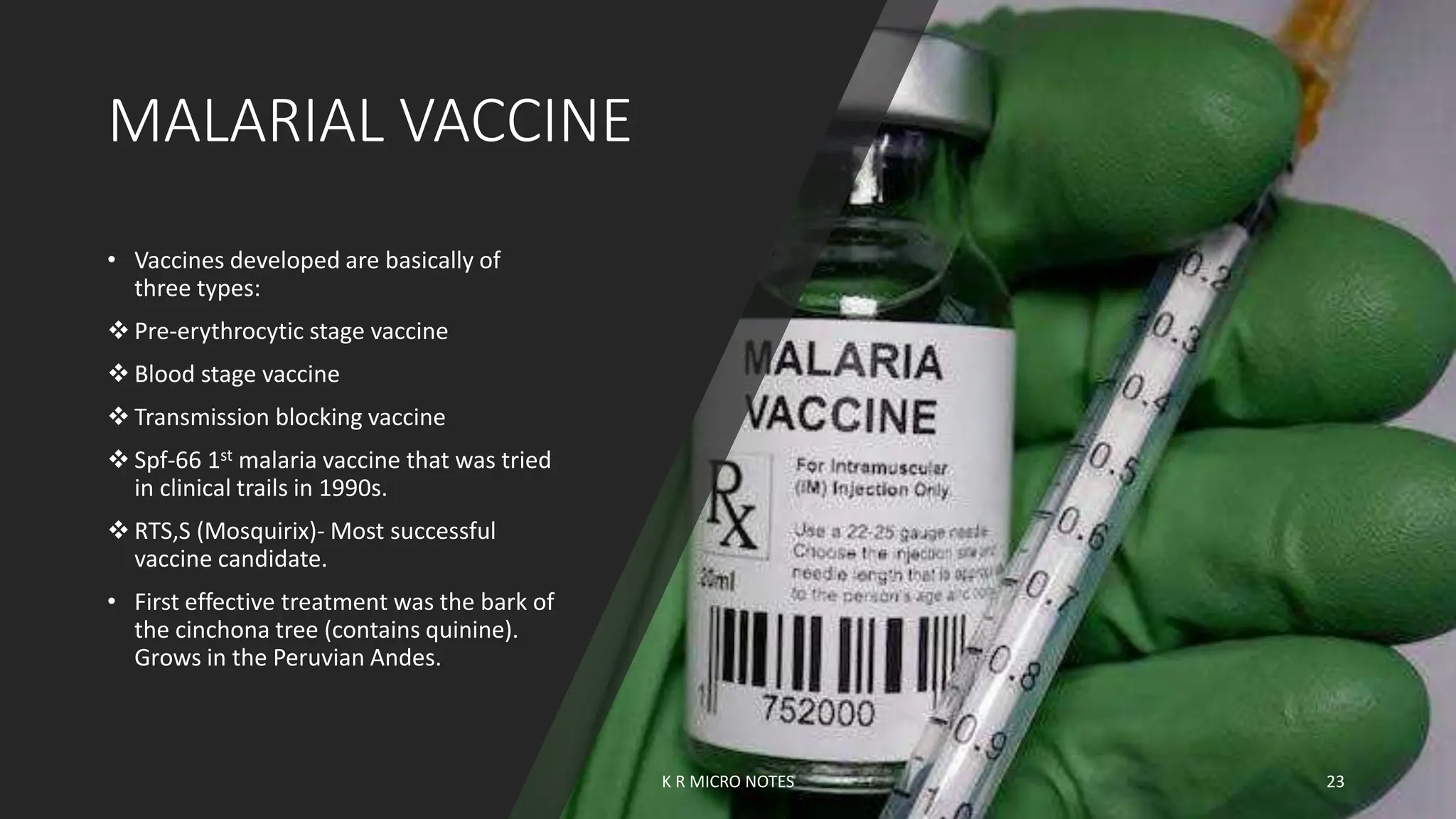 Malaria Medical Microbiology K R.pptx