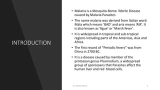 Malaria Medical Microbiology K R.pptx
