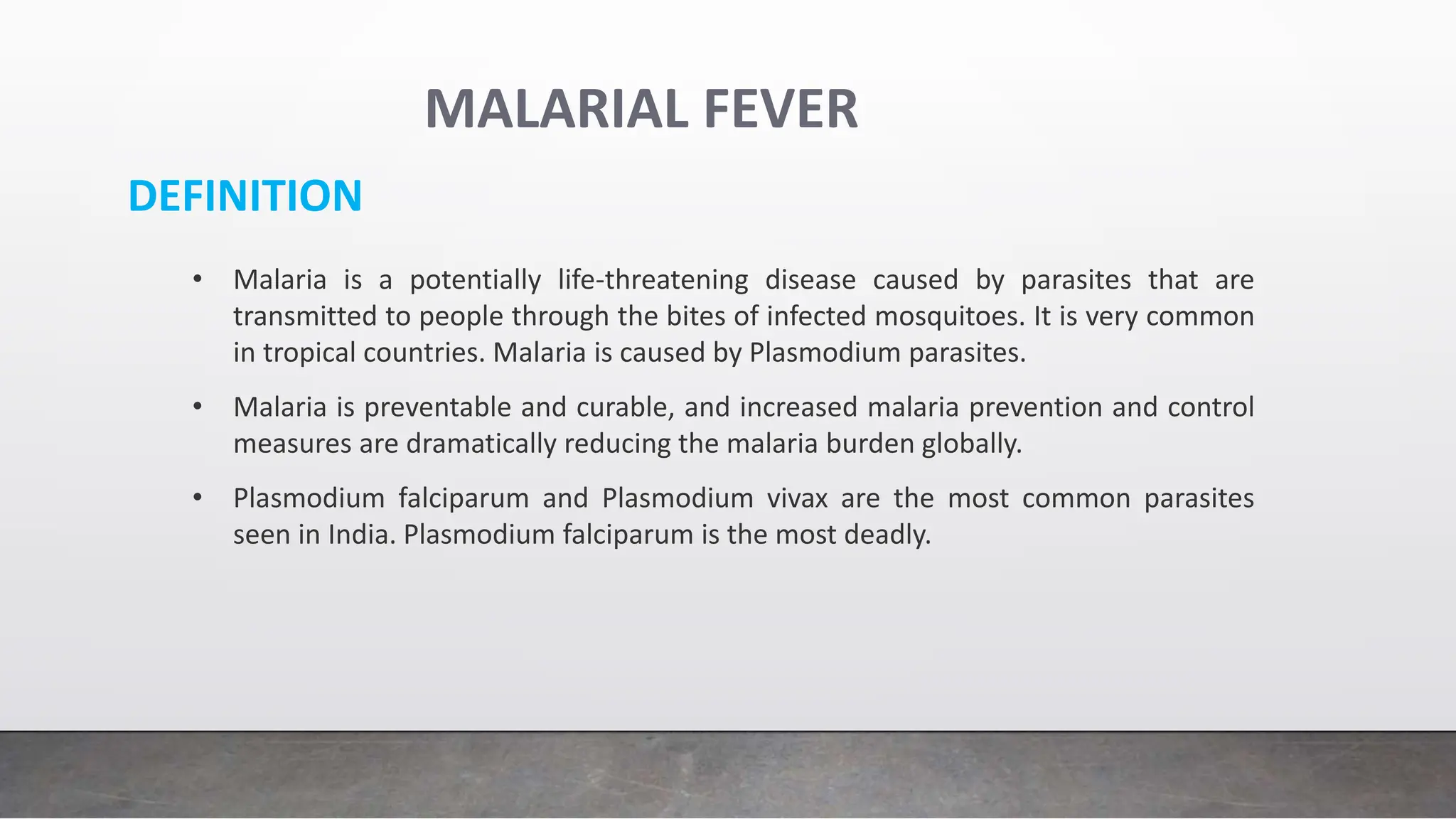MALARIAL FEVER A CASE PRESENTATION .pptx