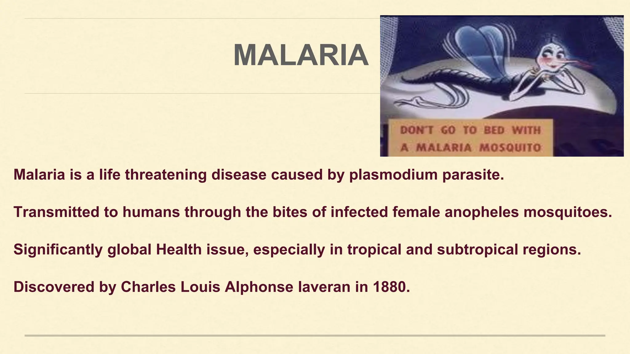 malaria lifecycl explaining life cycle of malaria | PPTX