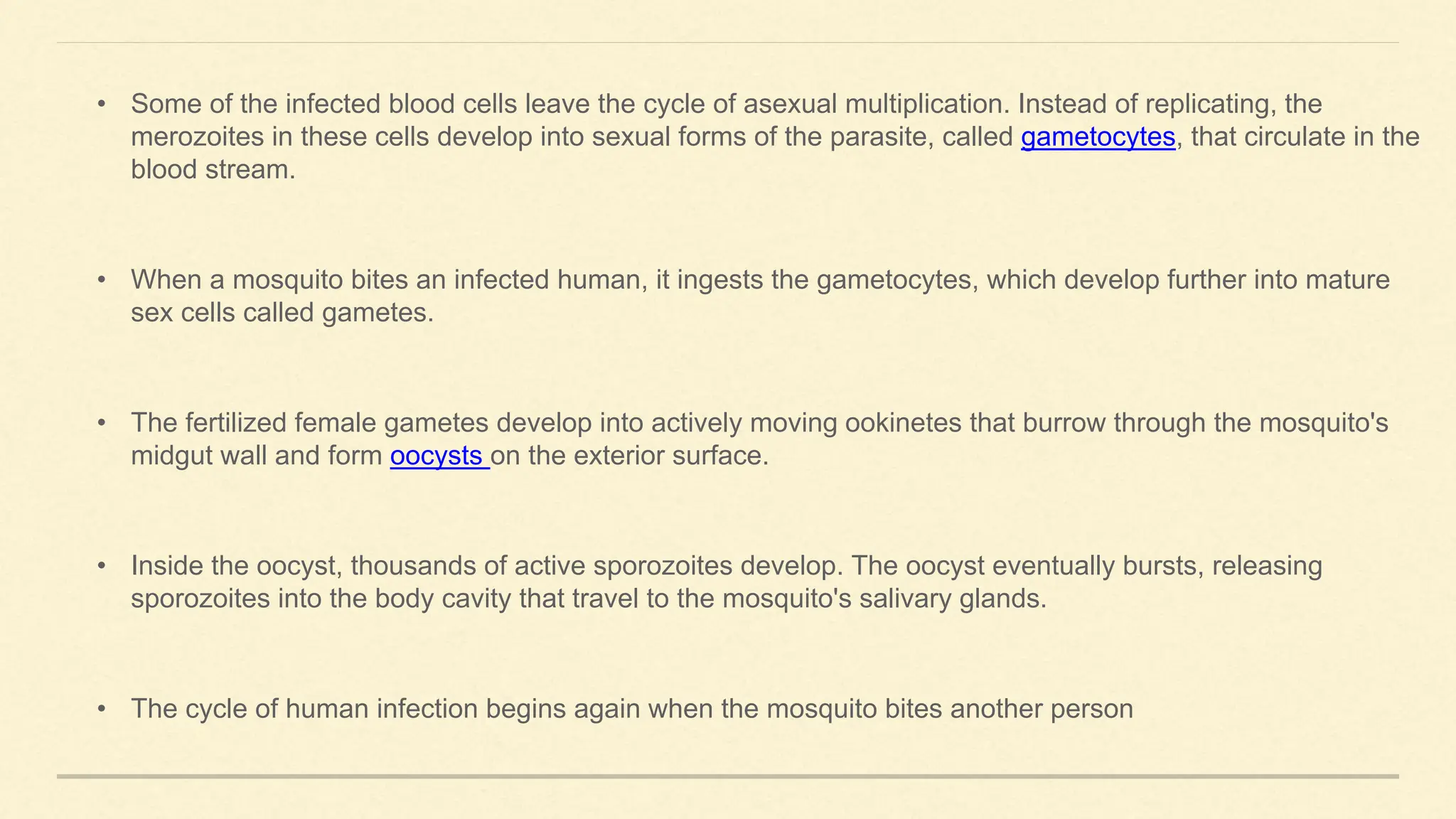malaria lifecycle is life f malaria in a cycle | PPTX