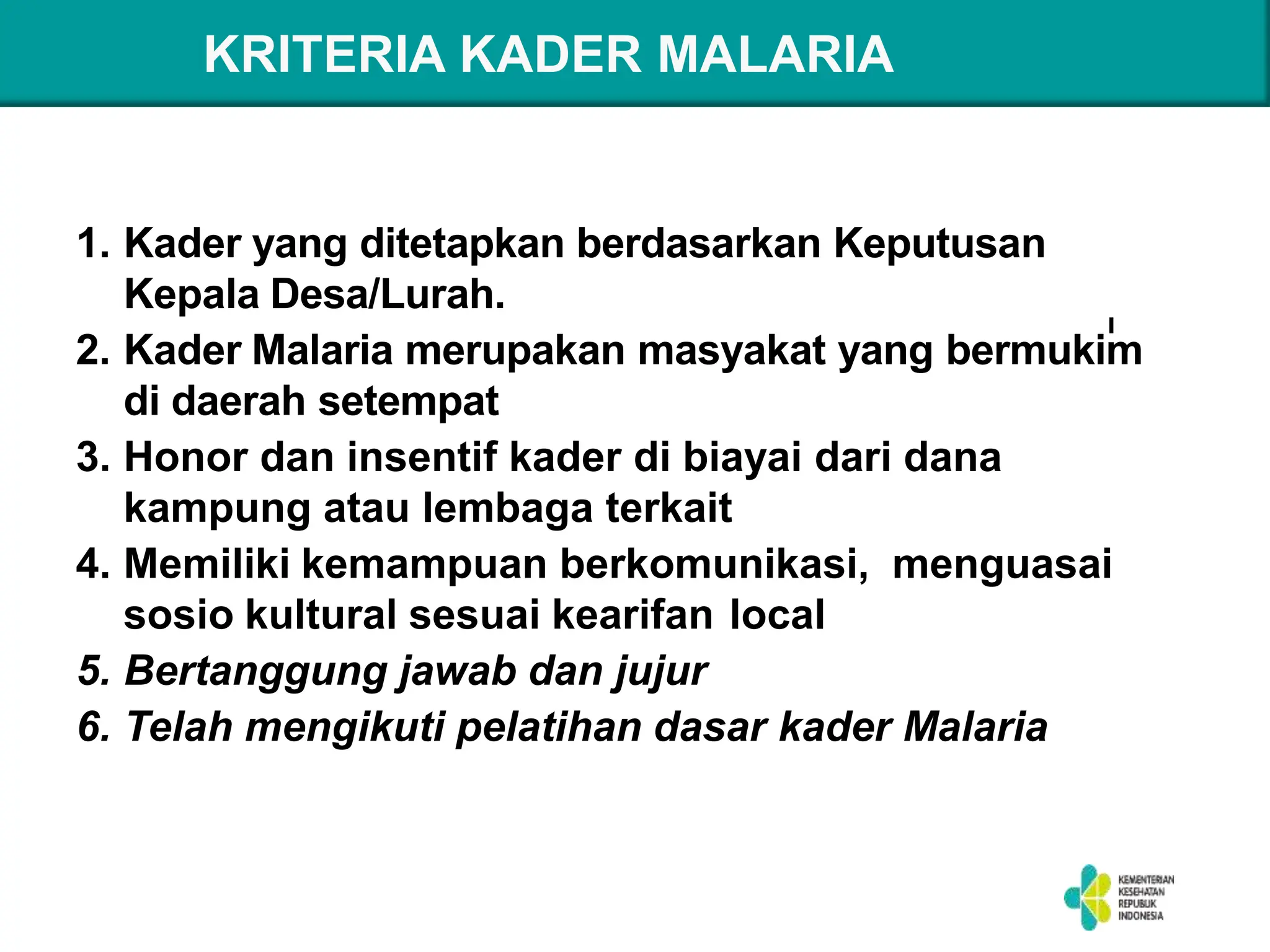 Malaria LINSEK pertemuan pemaparan OKEE.ppt