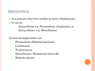 Malarial parasite major focus on hemoparasites which are common.ppt.pdf