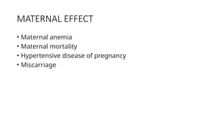 MALARIA ON PREGNANCY AND ITS EFFECT.pptx