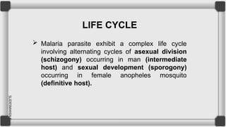 Malaria Parasite: Life Cycle, Transmission, and Control | PPTX