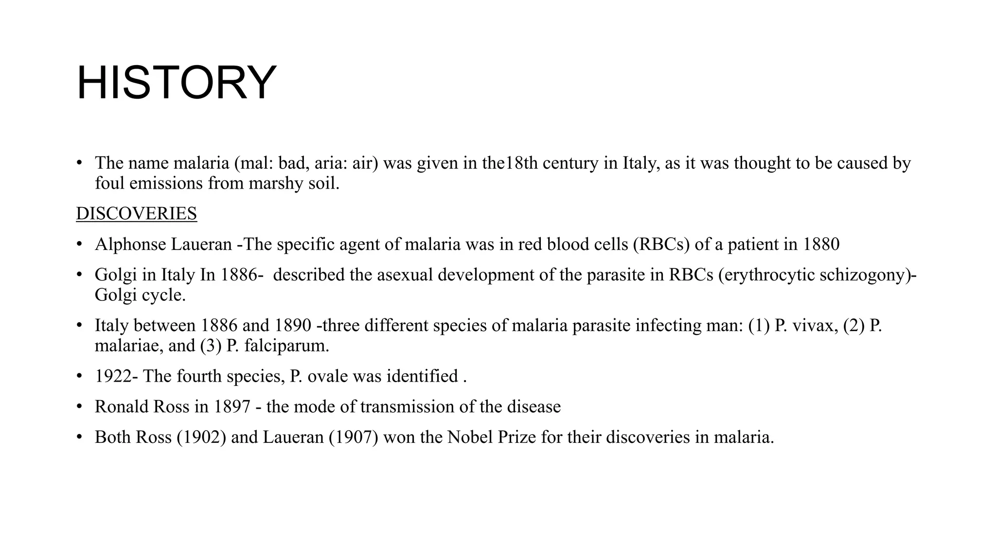 MALARIA – PATHOGENESIS AND COMPLICATIONS 1.pptx