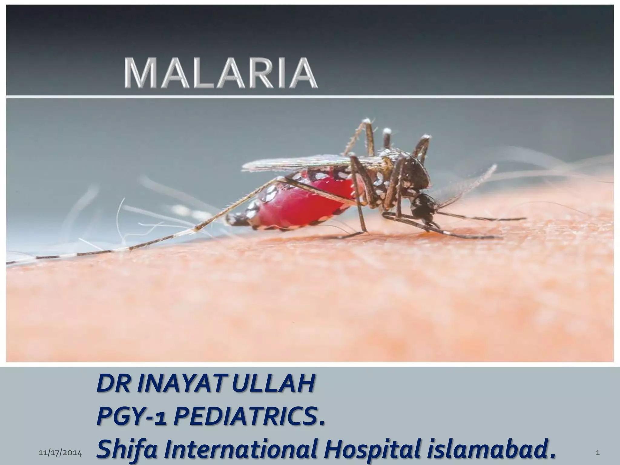 Malaria pediatric | PPT