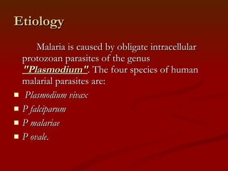 Malaria | PPT