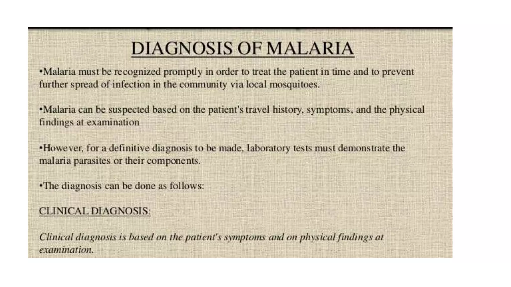 Malaria ppt | PPTX