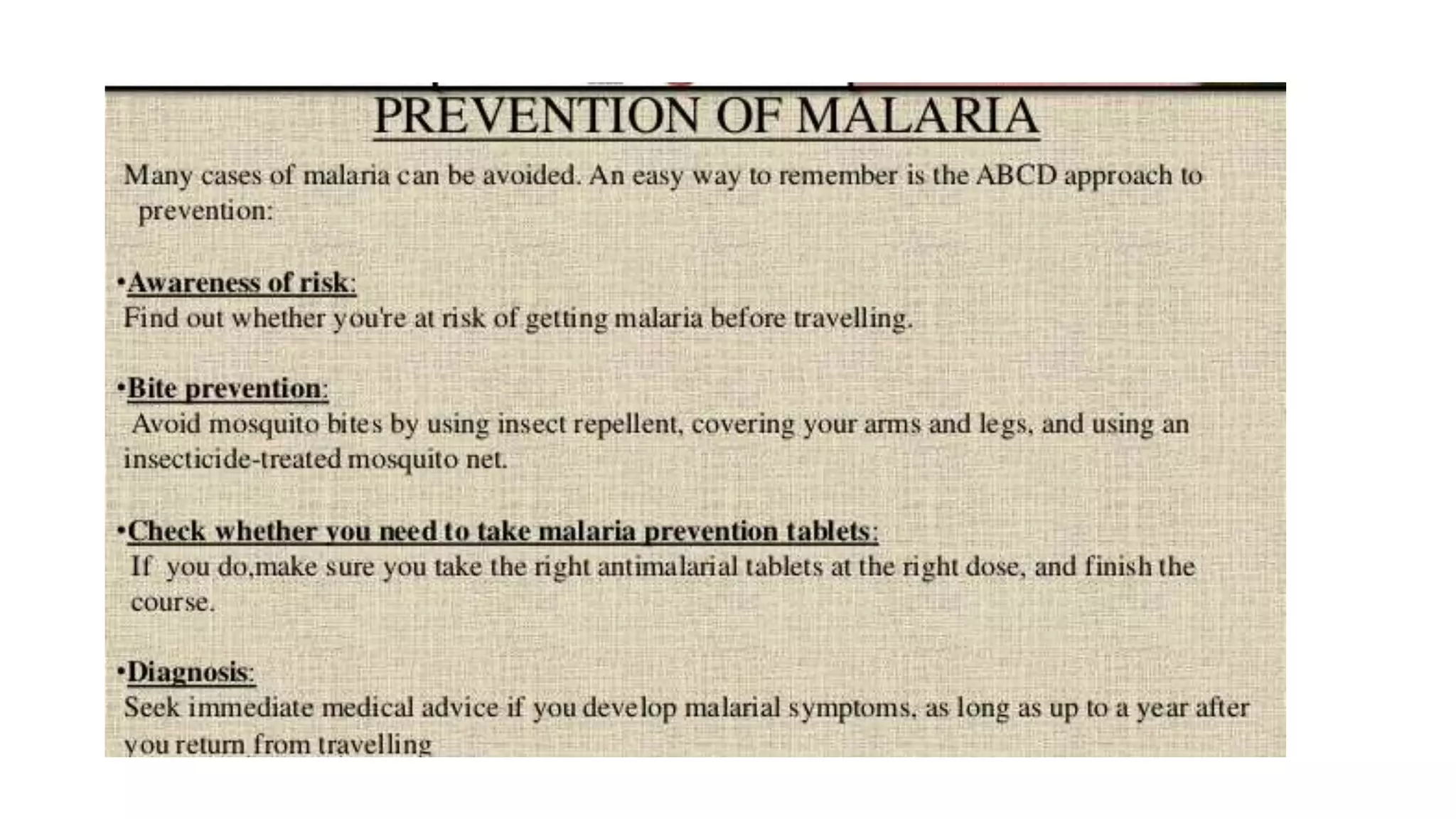 Malaria ppt | PPTX