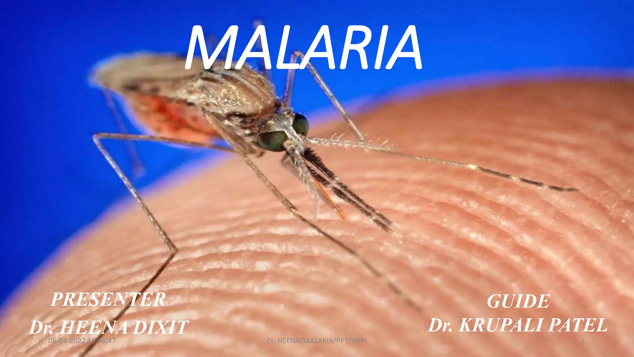 Malaria ppt | PPTX