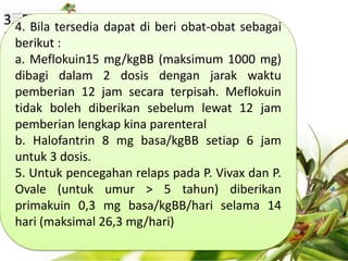 Malaria presentation | PPTX