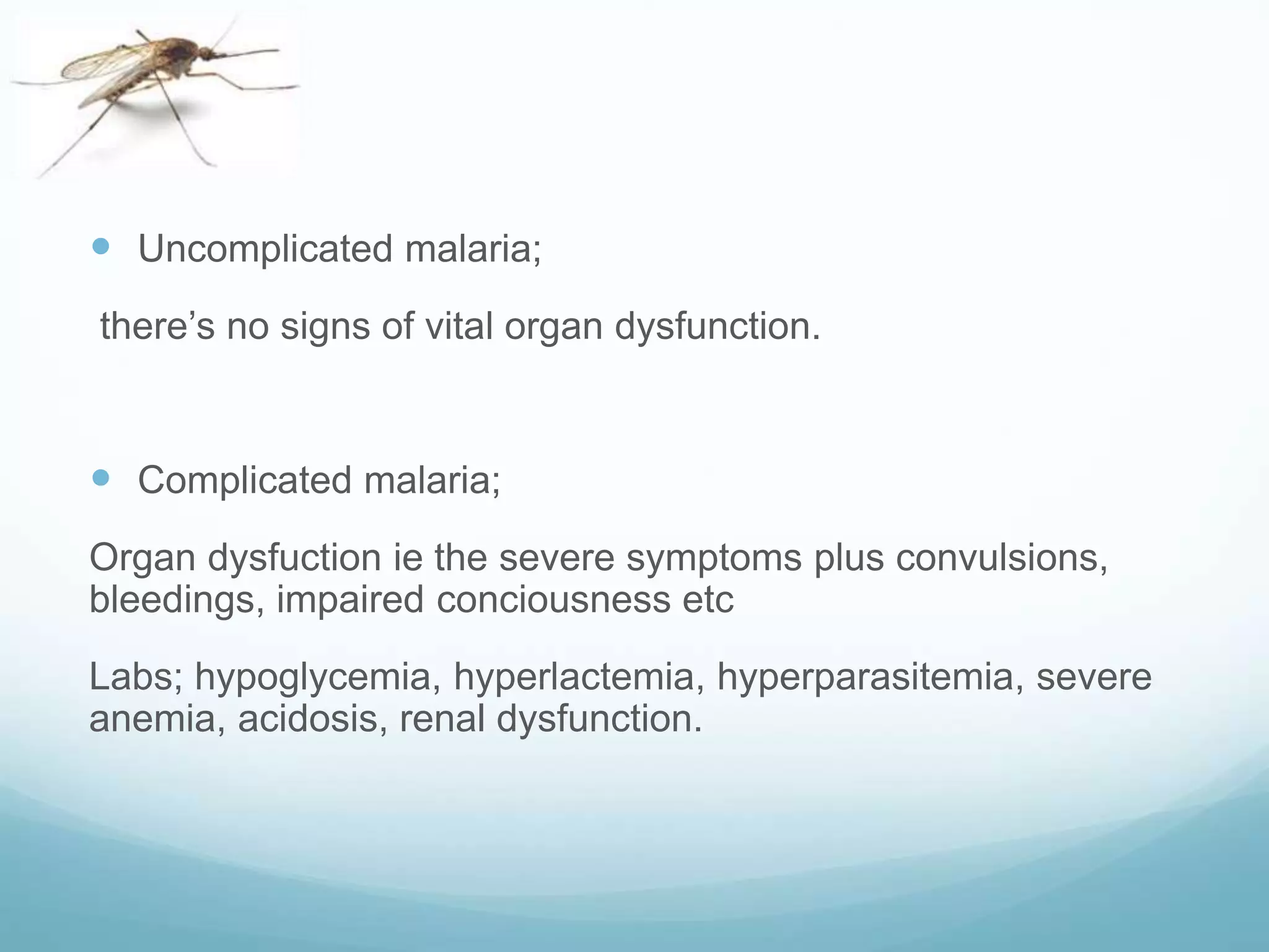 Malaria presentation | PPTX