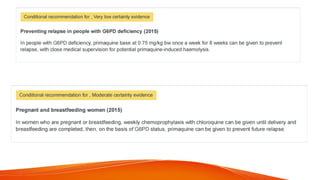 malaria who guidelines November powerpoint | PPTX