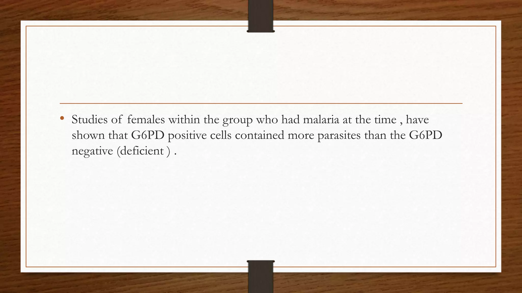 Malaria resistance | PPTX