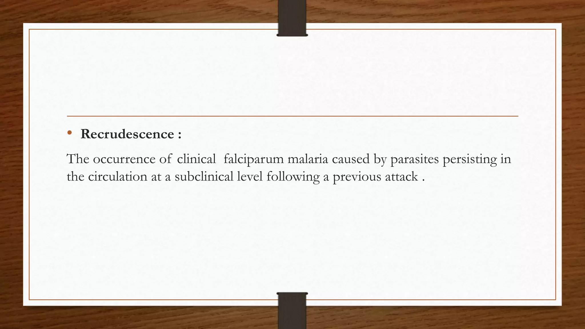 Malaria resistance | PPTX