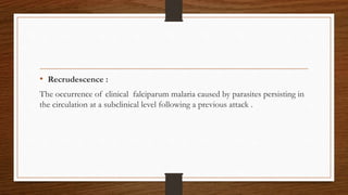 Malaria resistance | PPTX