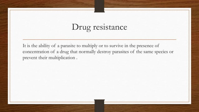 Malaria resistance | PPT