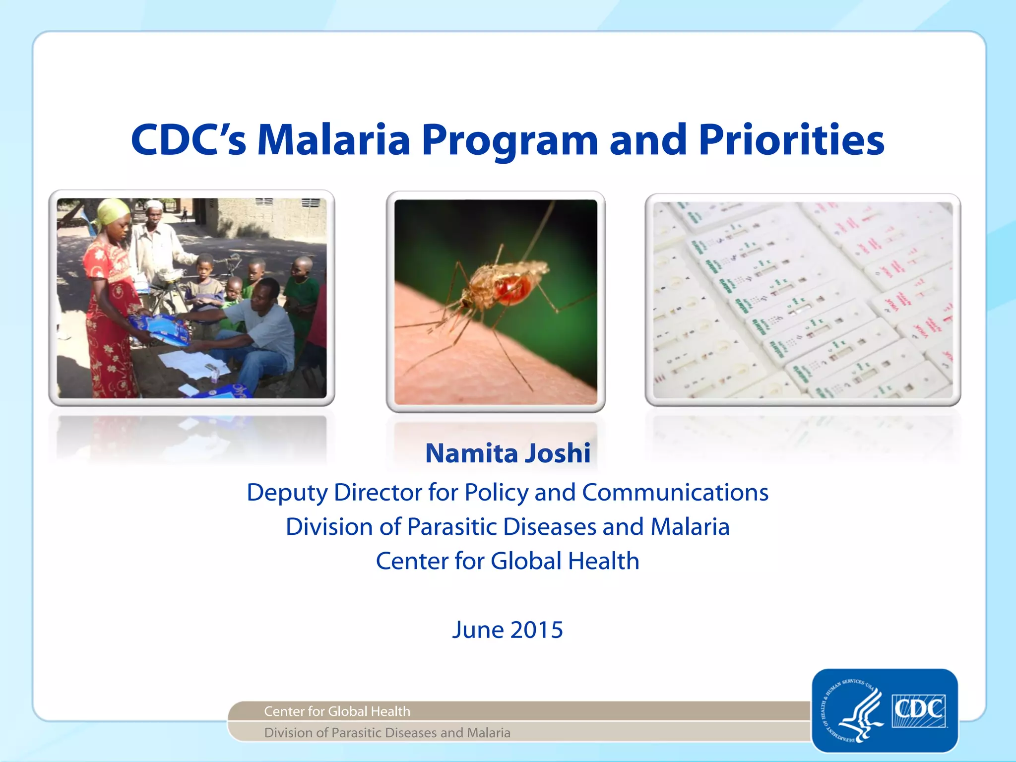 CDC's Malaria Program and Priorities | PDF | Infectious Diseases ...