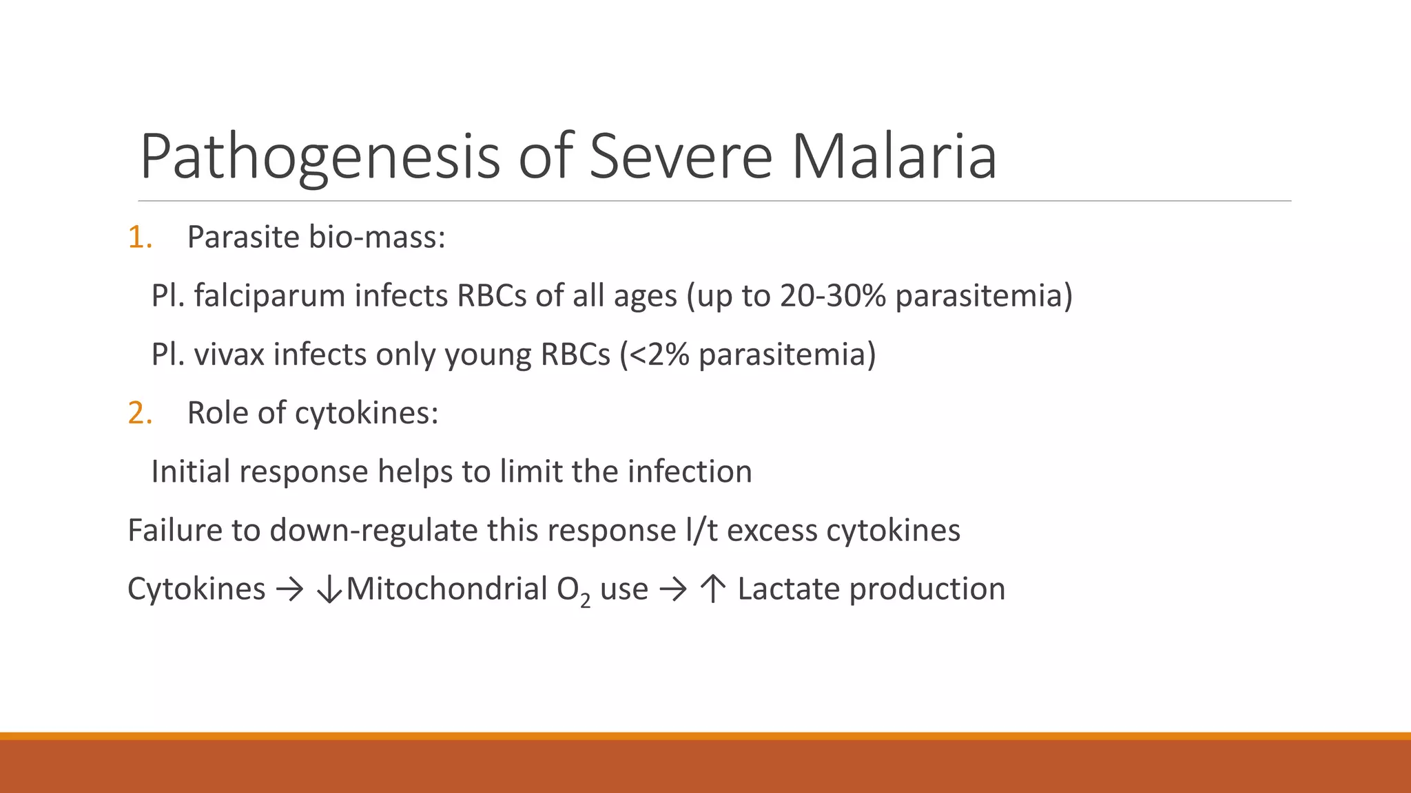 Malaria - Pathophysiology, Life-cycle | PPTX