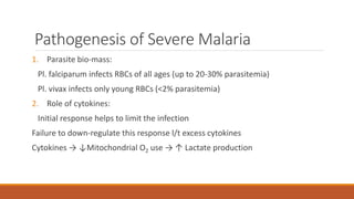 Malaria - Pathophysiology, Life-cycle | PPTX