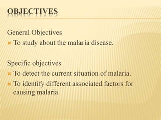 MALARIA uploaded by Samrat Gurung | PPTX