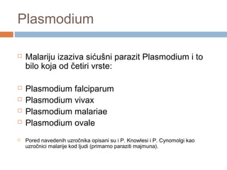 Malarija (mikrobiologija) | PPT