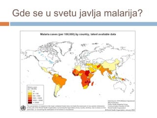 Malarija (mikrobiologija) | PPT